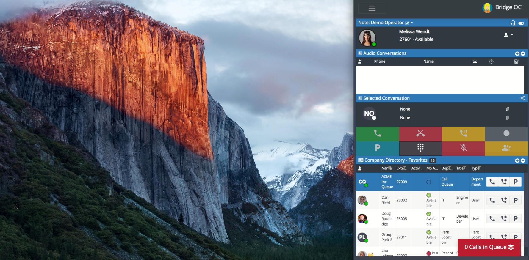 Bridge Operator Console - for RingCentral